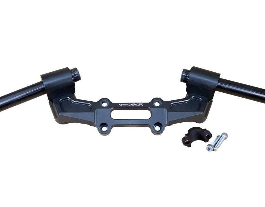 Woodcraft Front Mount 35mm Eccentric Adapter Plate 21-23 Yamaha MT-07
