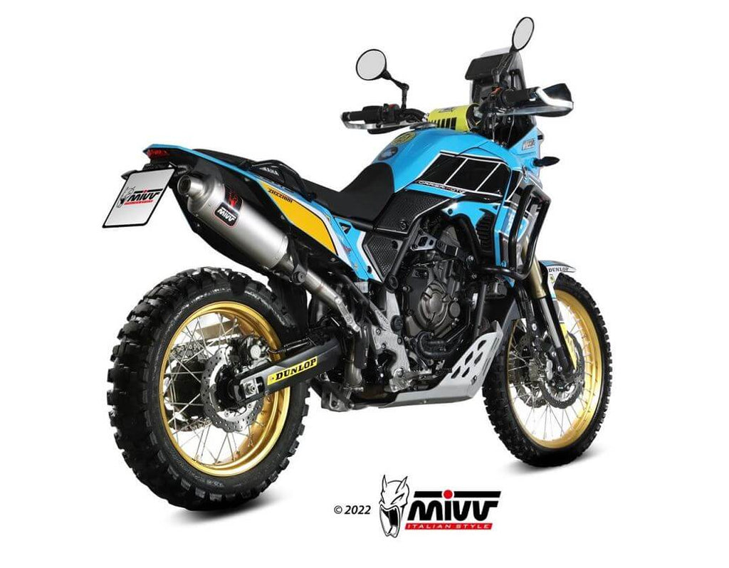 Buy MIVV Dakar Stainless Slip-On Exhaust 19-25 Yamaha Tenere 700– Motostarz