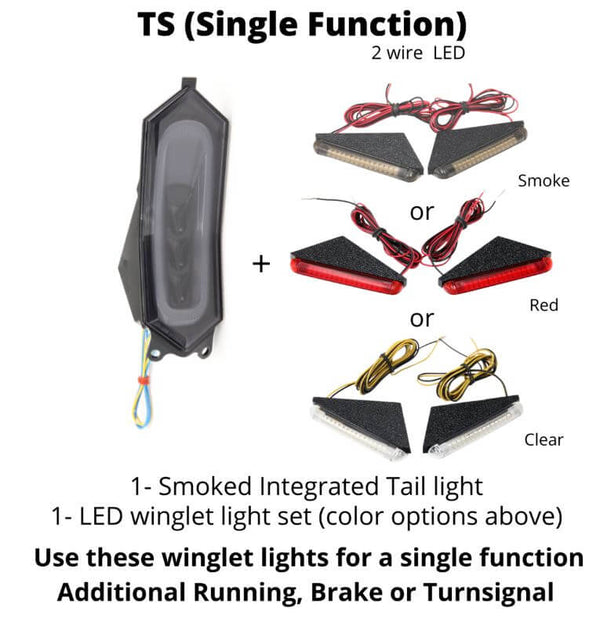 JL Designs LED Tail Light & Turn Signal Kit 15-26 Yamaha R1/R1M/R1S
