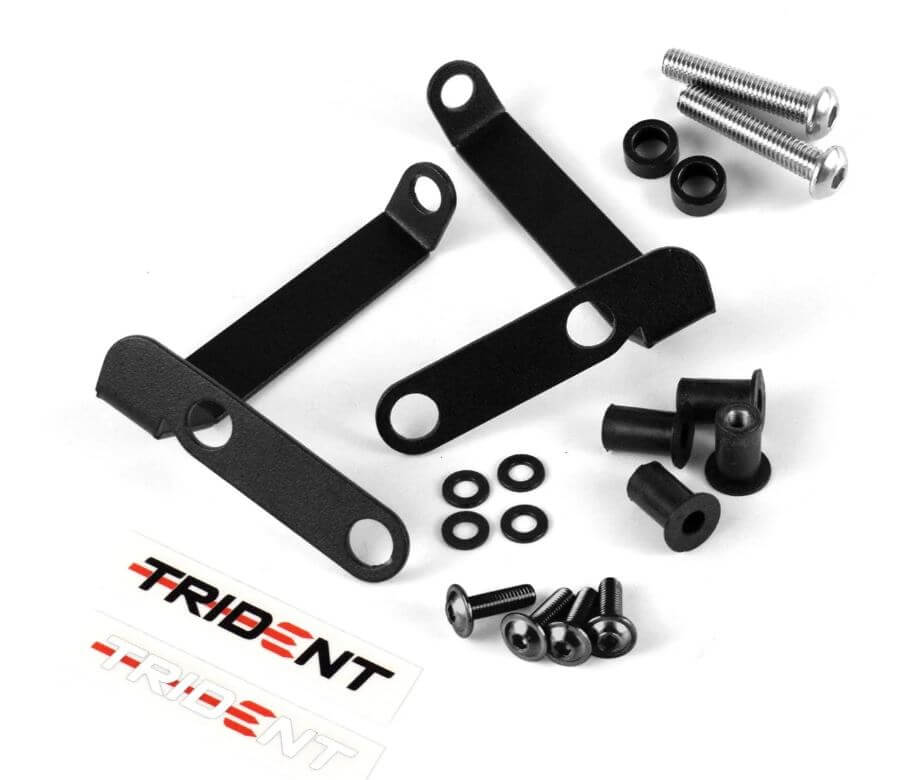 Pyramid Fly Screen '21-'23 Triumph Trident 660 | Matt Jet Black