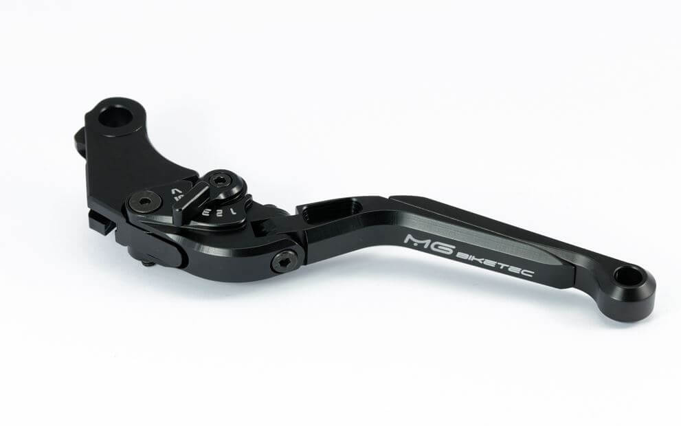 MG BikeTec Foldable/Extendable Levers '08-'16 Triumph Street Triple R ...